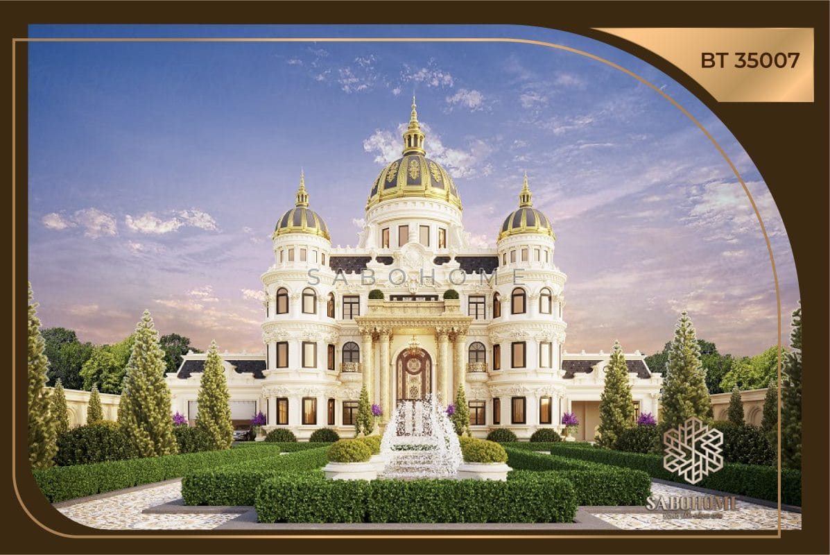Chiêm ngưỡng dinh thự cổ điển 5 tầng đẳng cấp - BT 35007